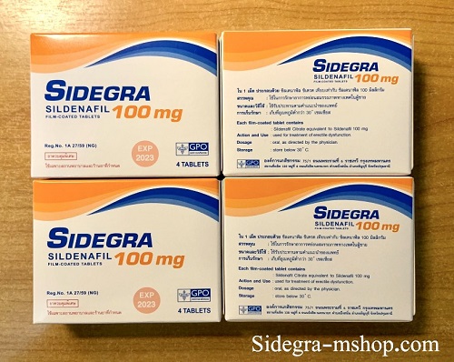 Sidegra ซิเดกร้า ไวอากร้าไทย 100 mg ของแท้ ราคาถูก